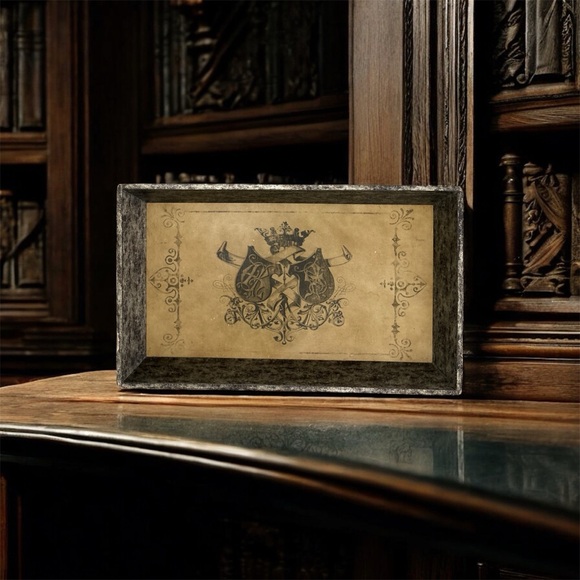 nomita emblem | Other | Nomita Emblem Vintage Wooden Historic Tray ...